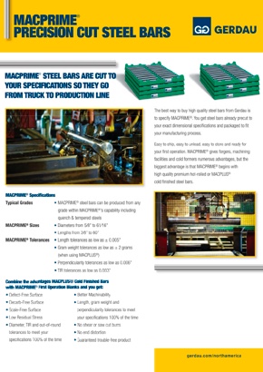 MACPRIME® Cut Blanks | Gerdau Website